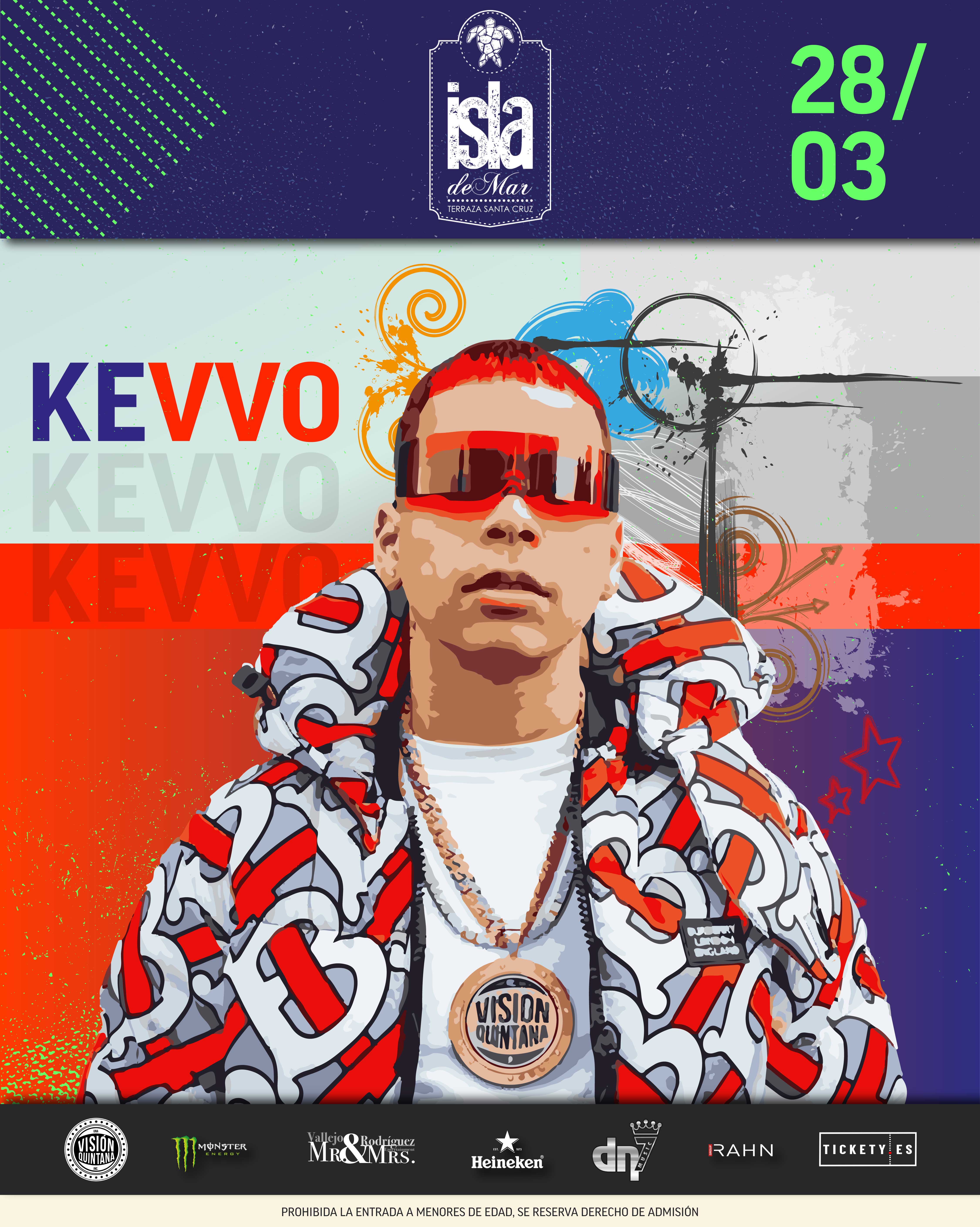 Kevvo aterriza en Isla de Mar, su primera actuación en Canarias