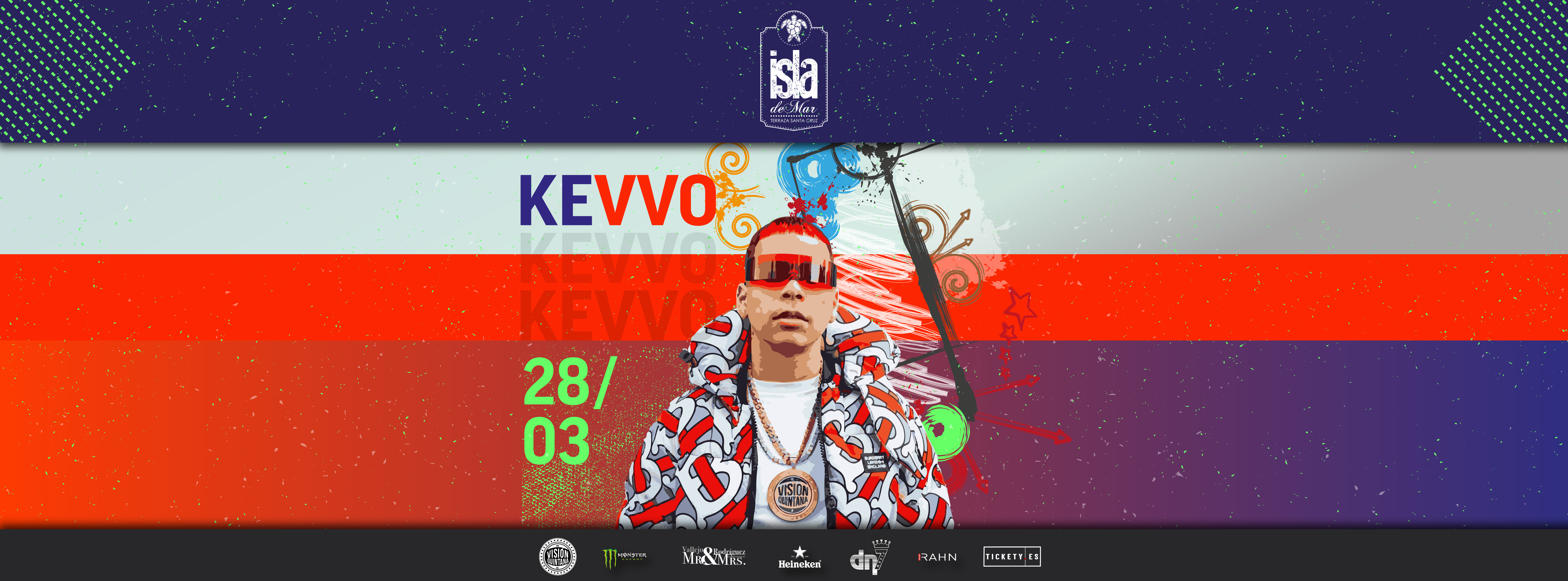 Kevvo aterriza en Isla de Mar, su primera actuación en Canarias